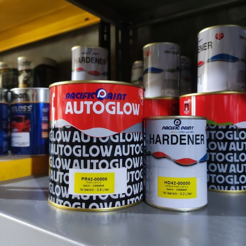Jual Epoxy Autoglow PR42 Primer Filler 2K 1L set hardener | Shopee ...