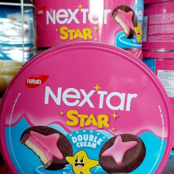 Jual NABATI NEXTAR STAR STROBERI BISKUIT KALENG edisi lebaran idul ...