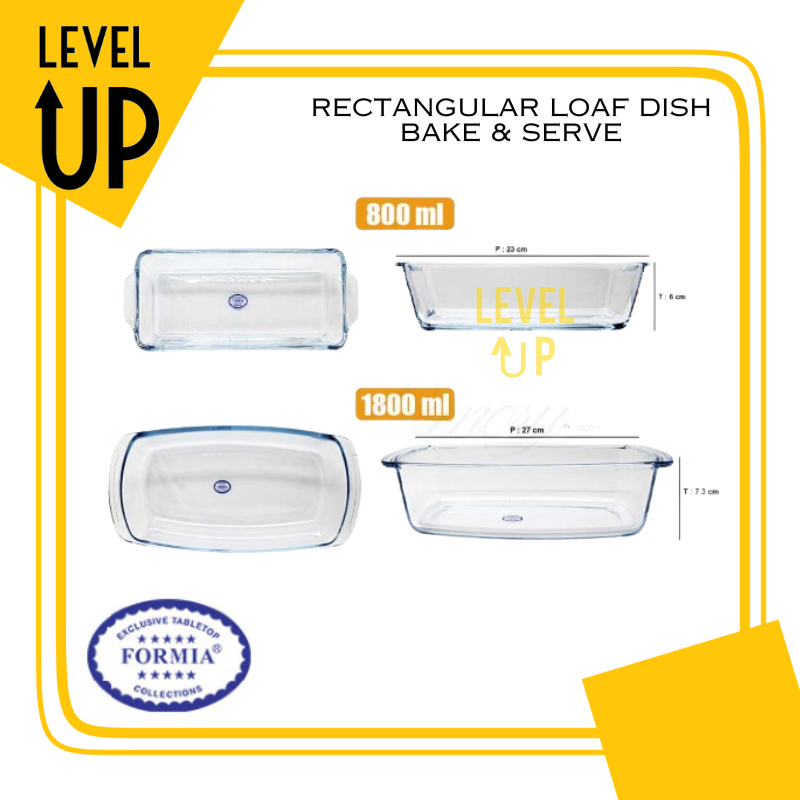 Jual Formia Serveware Bake & Serve Rectangular Loaf Dish / Penyaji ...