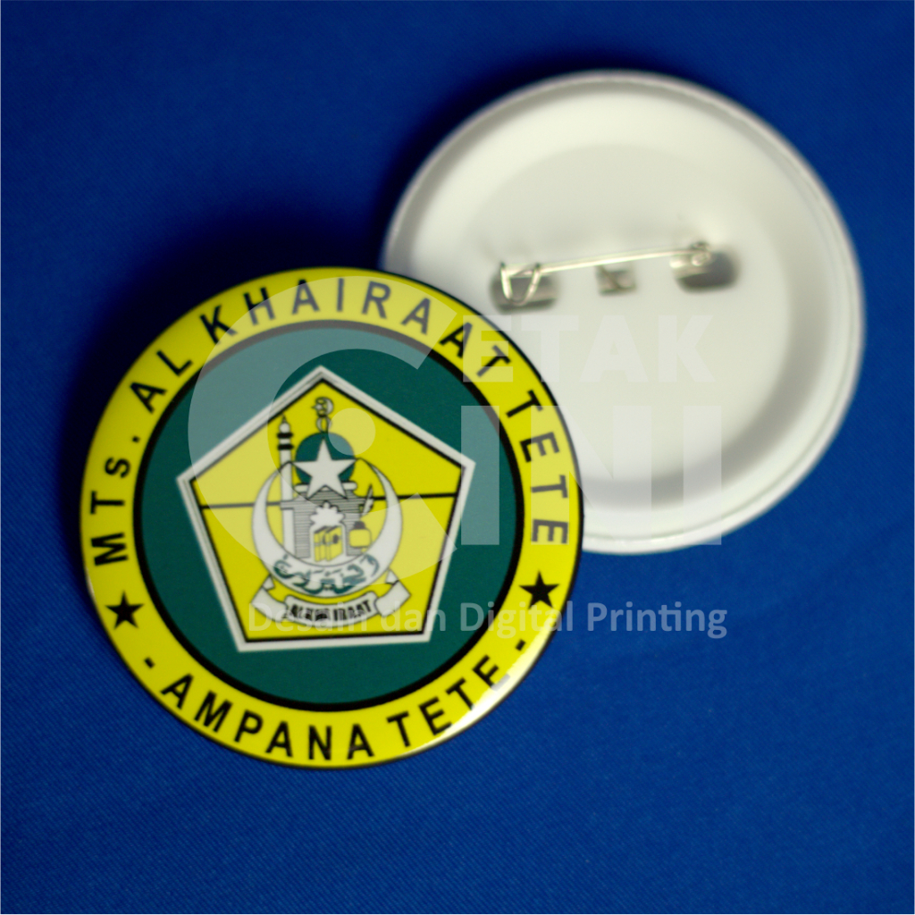 Jual PIN PENITI BULAT CUSTOM / Pin 4,4cm / Pin 5,8cm / Pin 7,5cm ...