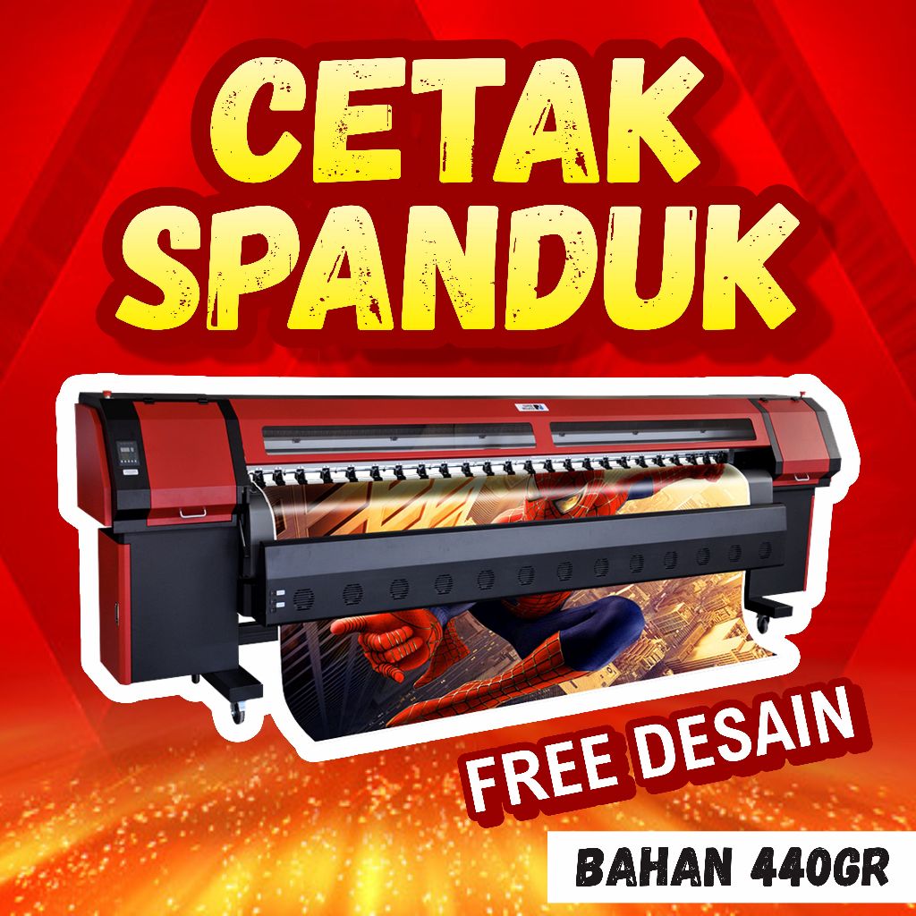 Jual Cetak Spanduk Banner Jualan Dll SEHARI JADI Free Desain Bahan 440Gr | Shopee Indonesia