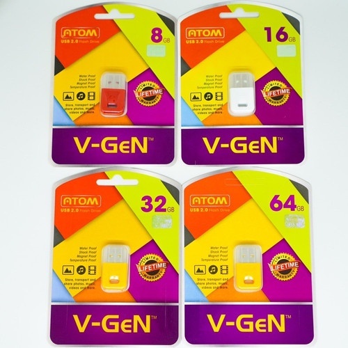 Jual Flashdisk Vgen / V-Gen USB 2.0 Atom 8GB , 16GB , 32gb , 64gb ...