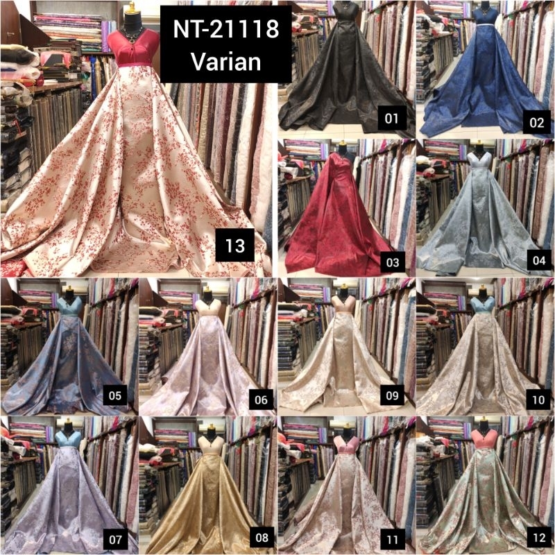 Jual kain Jacquard Premium Emboss Impor NT-21118 VARIAN | Shopee Indonesia