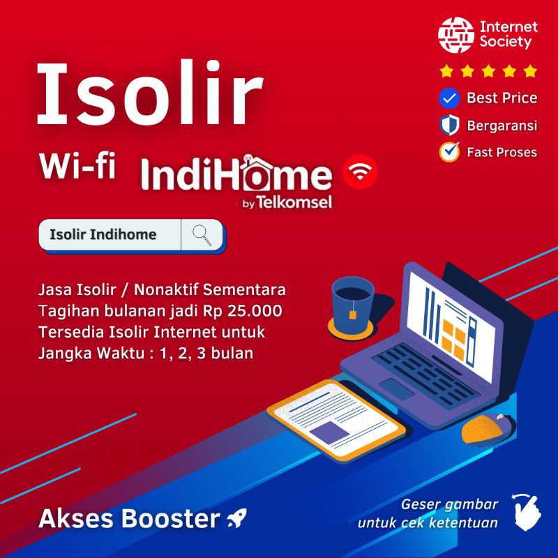 Jual Isolir Internet Indihome | Jangka Waktu 1 - 3 Bulan | Stop ...