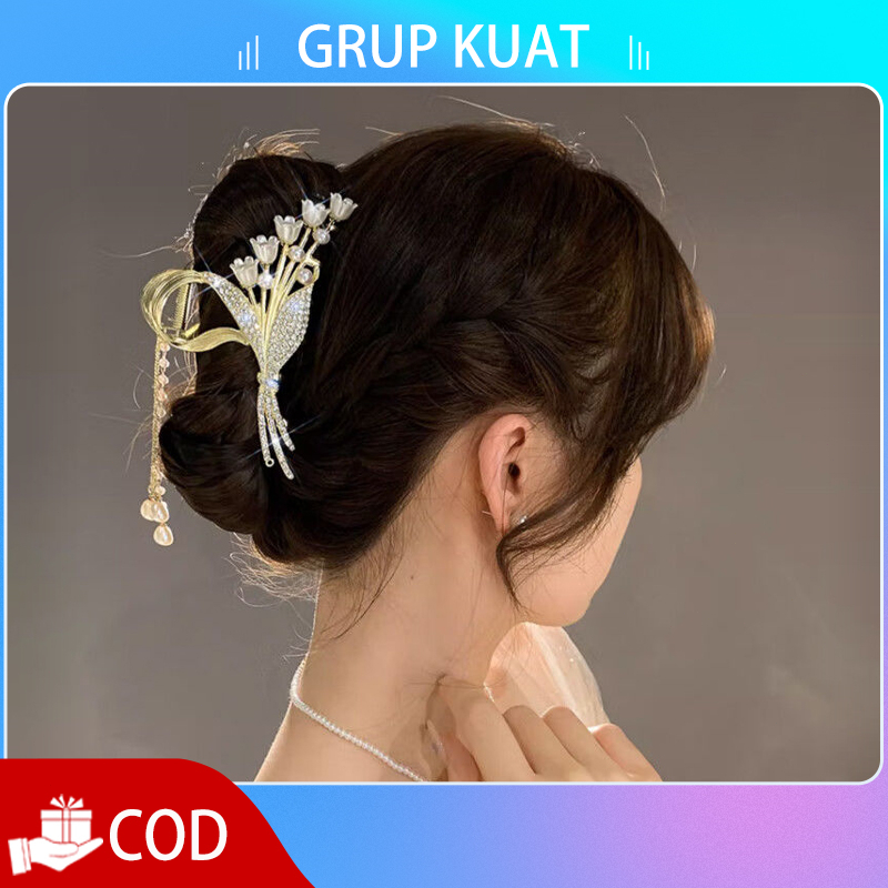 Jual Premium - Jepitan Rambut Fashion Mutiara Model Korea / Korean ...
