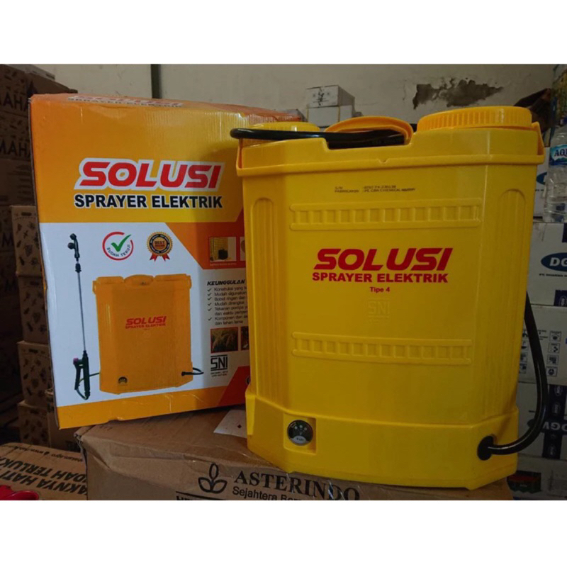 Jual POMPA ELEKTRIK 1 FUNGSI 16L SNI SPRAYER ELEKTRIK POMPA HAMA MERK ...