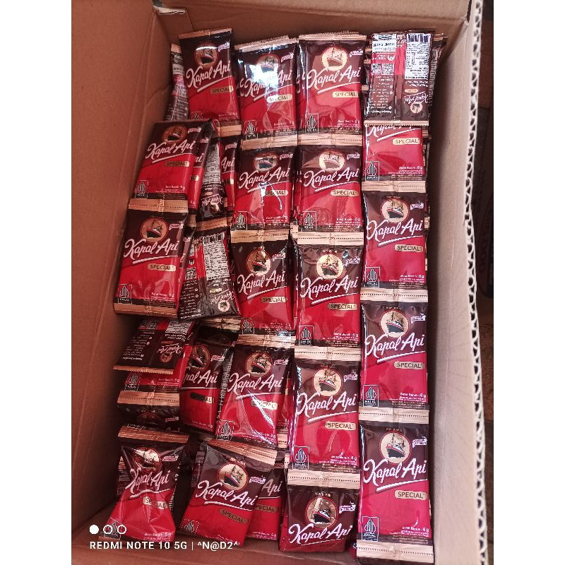 Jual Kapal Api Kopi Bubuk Mini 6 gram ( 1 renteng isi 10 SACHET ...
