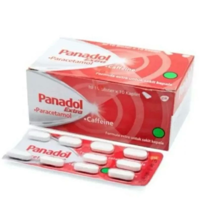 Jual PANADOL MERAH EKSTRA UNTUK MEREDAKAN SAKIT KEPALA ( 1 STRIP 10 ...