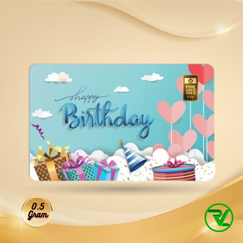Jual Rvl Gold Logam Mulia Emas Antam Gift Series Birthday 1 Gram ...