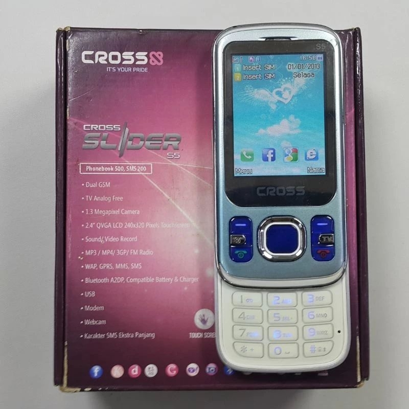 Jual HP Cross Slide Jadul Disko | Shopee Indonesia