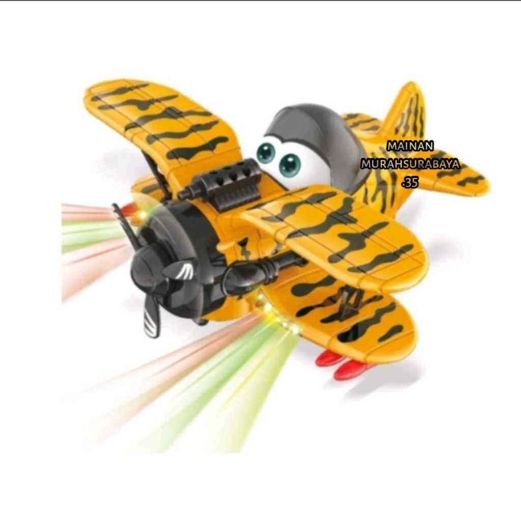 Jual PLANE FIGHTER Mainan Pesawat Bisa Berjalan Ace Pilot 665H | Mainan ...