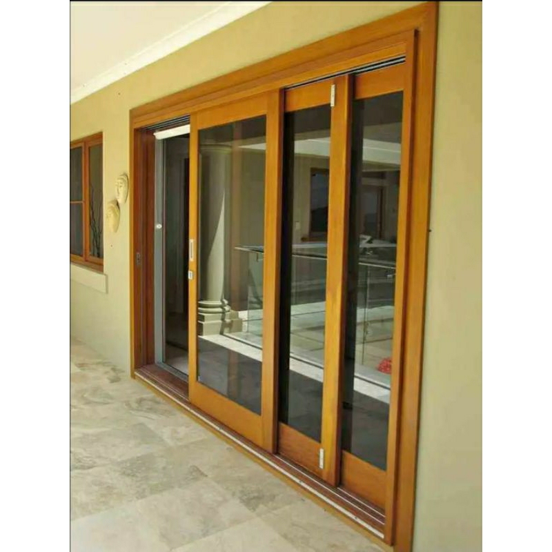 Jual Pintu Sliding Kayu Jati, Pintu rumah Geser Kayu Jati, Pintu ...