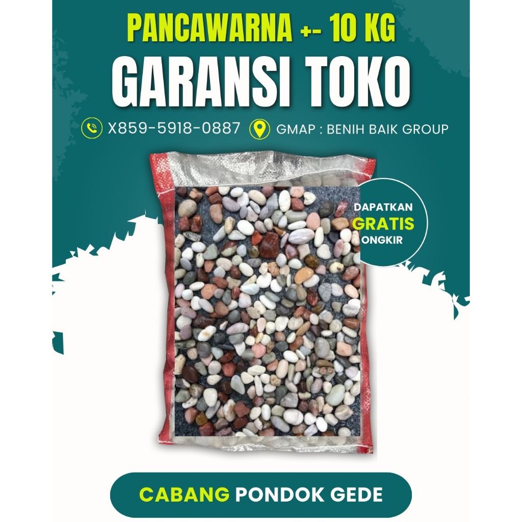 Jual Batu Hias PANCAWARNA Halus Sedang Besar | Shopee Indonesia