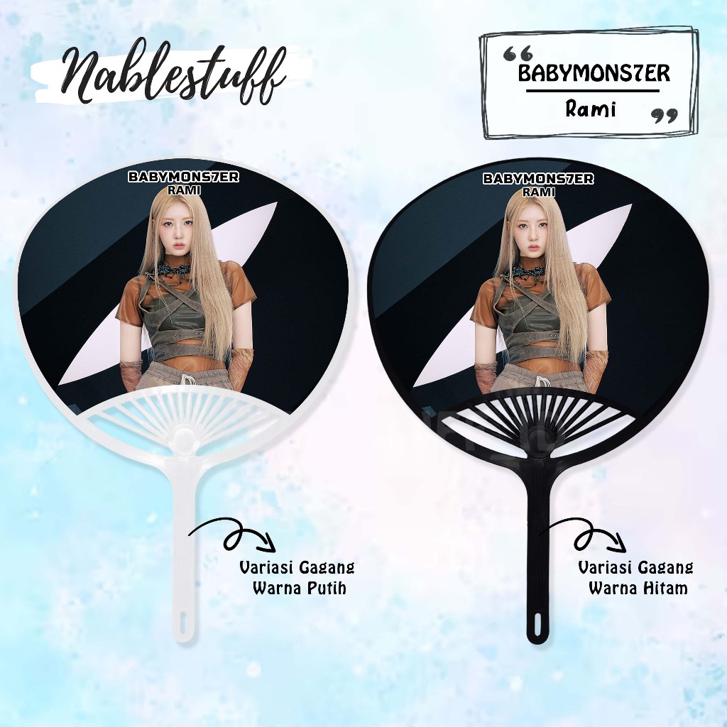 Jual Kipas Tangan Babymonster Baemon Sheesh Ver Babymons7er Baby ...