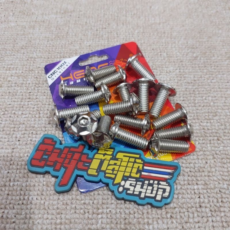 Jual Baut probolt Disc Piringan cakram Stainless model star Bintang | Shopee Indonesia