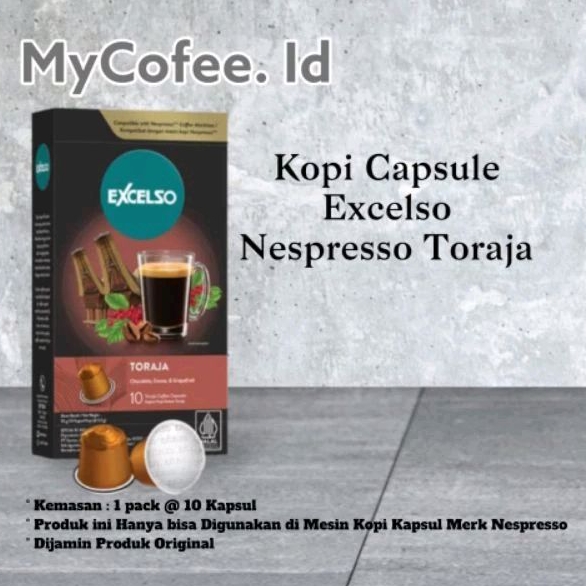 Jual Excelso Kopi Kapsul Nespresso- Toraja | Shopee Indonesia