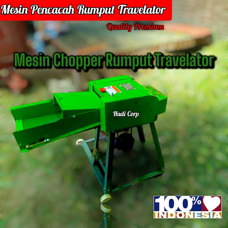 Jual Mesin Chopper Rumput Travelator / Mesin Cacah Rumput Eskalator ...
