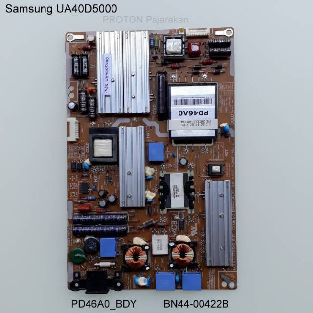 Jual PSU LED TV Samsung 40D5000 UA40D5000 UA40D5000PM . Power PD46A0_BDY BN44-00422B UA40D5500 ...