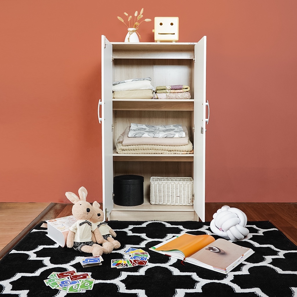 Jual Uni Home - Lemari / Almari Kecil Pakaian Anak Minimalis 2 Pintu ...