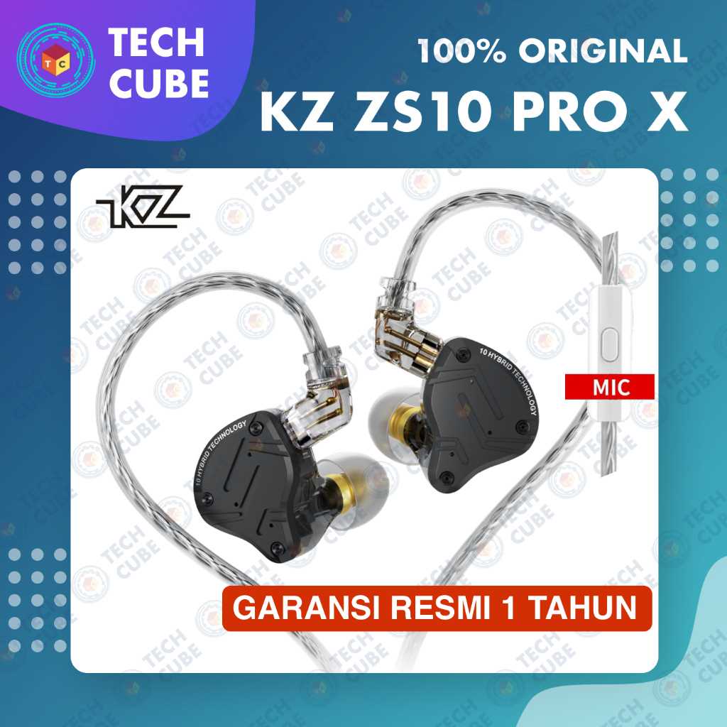 Jual KZ ZS10 PRO X with MIC HiFi In Ear Earphone Headset Alt ZEX PRO ...