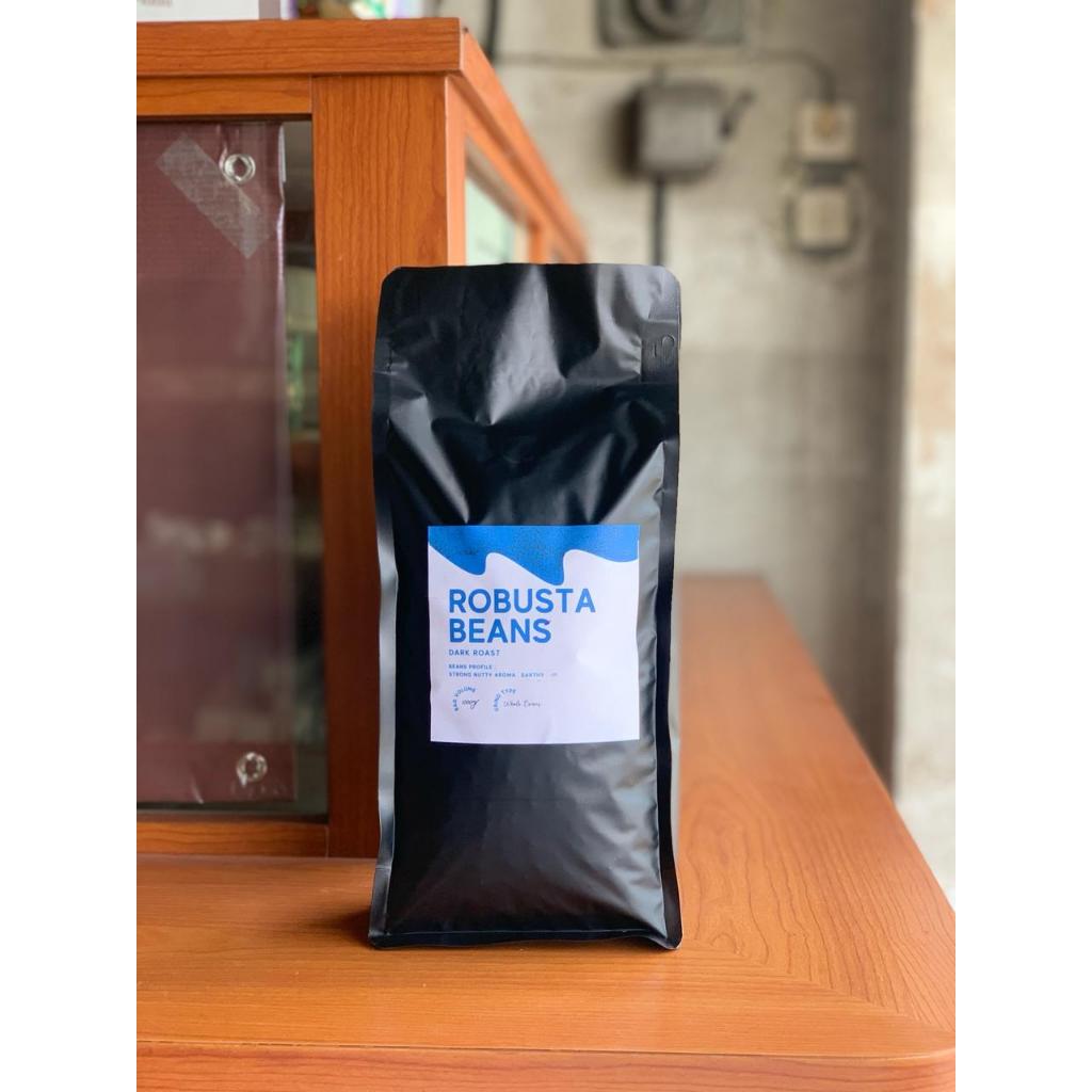Jual Robusta 1kg ( roasted coffee beans ) BIJI / GILING | Shopee Indonesia