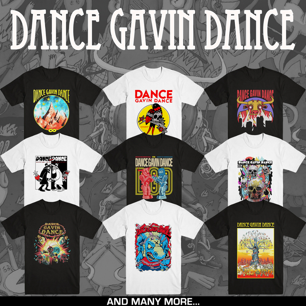 Jual DANCE GAVIN DANCE | T-SHIRT BAND | ROCK - HARDCORE | MERCHANDISE ...