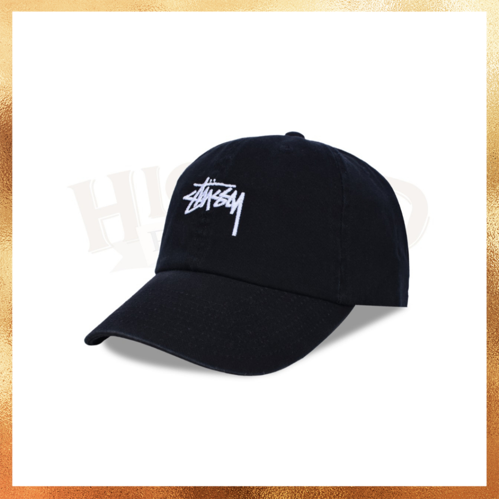 Jual READY STOCK!! Topi Stussy Black Logo Hat 100% Original | Shopee ...