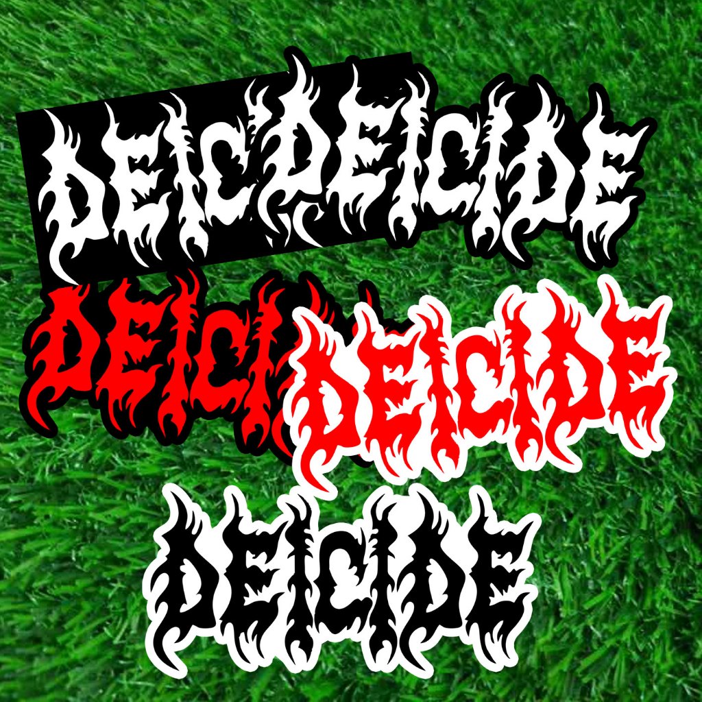 Jual Stiker Band Deicide - STICKER MOTOR / STICKER HELM / STICKER ...