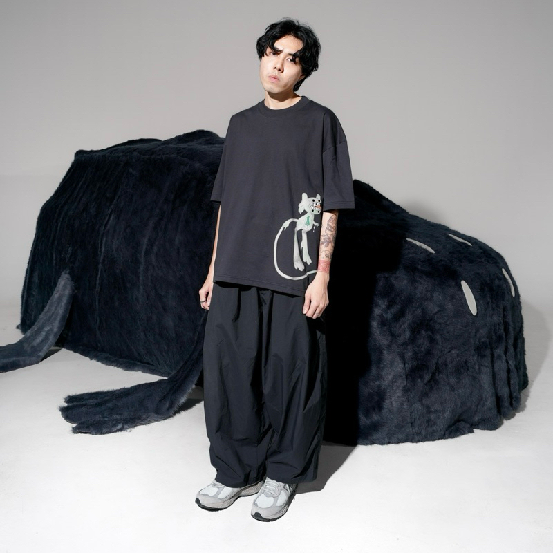 Jual LIL PUBLIC Oversize Heavyweight T-shirt Kusagi “Higashino series ...
