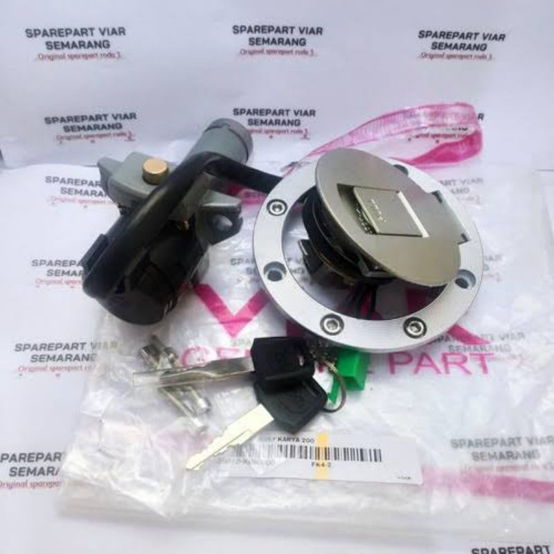 Jual Key Set Assy Viar Karya original sparepart viar kunci tutup tangki ...
