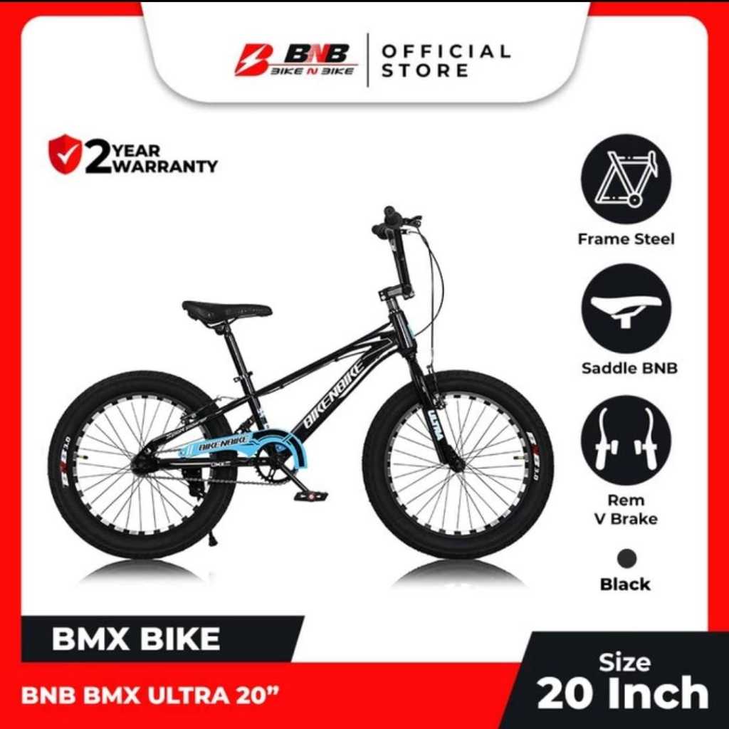 Jual Sepeda Anak Cowo Terlaris BNB Bmx Ultra 20inch Ban 3.0 | Shopee ...