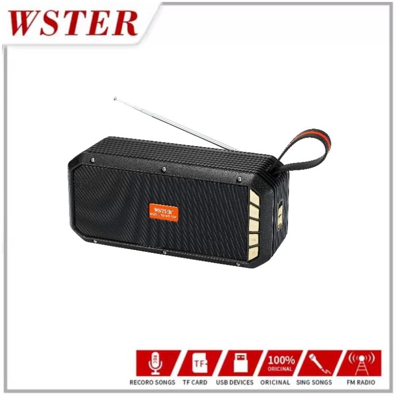 Jual WSTER Original Speaker Karaoke microphone Bluetooth wireless WS-5390 | Shopee Indonesia