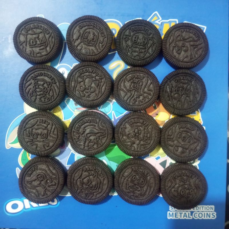 Jual Oreo Pokemon 16 Pokemon set | Shopee Indonesia