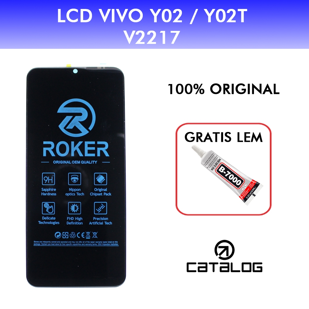 Jual ORIGINAL ROKER LCD VIVO Y02 / Y02A / V2217 FULLSET | Shopee Indonesia