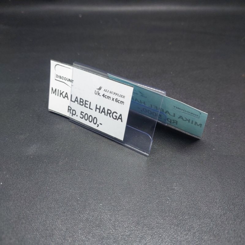Jual TENT MIKA LABEL HARGA MAKANAN / LABEL NAMA MAKANAN / LABEL HARGA ...