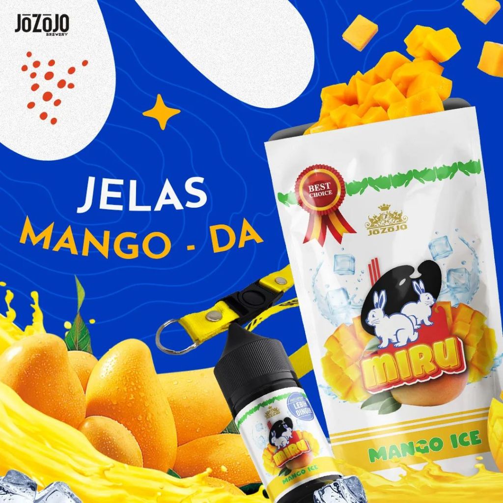 Jual [SALTNIC 30MG 30ML] MIRU MANGO ICE BY JOZOJO | Shopee Indonesia