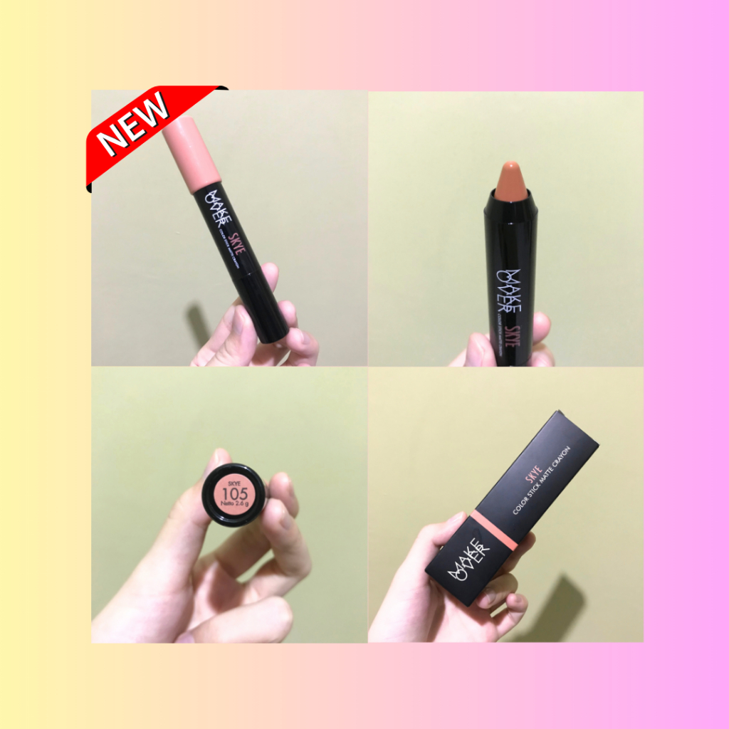 Jual MAKE OVER color stick matte crayon (105 skye) | Shopee Indonesia