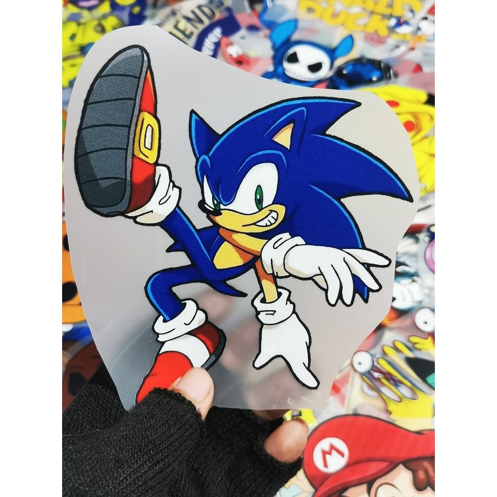 Jual SABLON DTF SETRIKA UNTUK KAOS TOTEBAG TOPI SERIAL SONIC X | Shopee ...