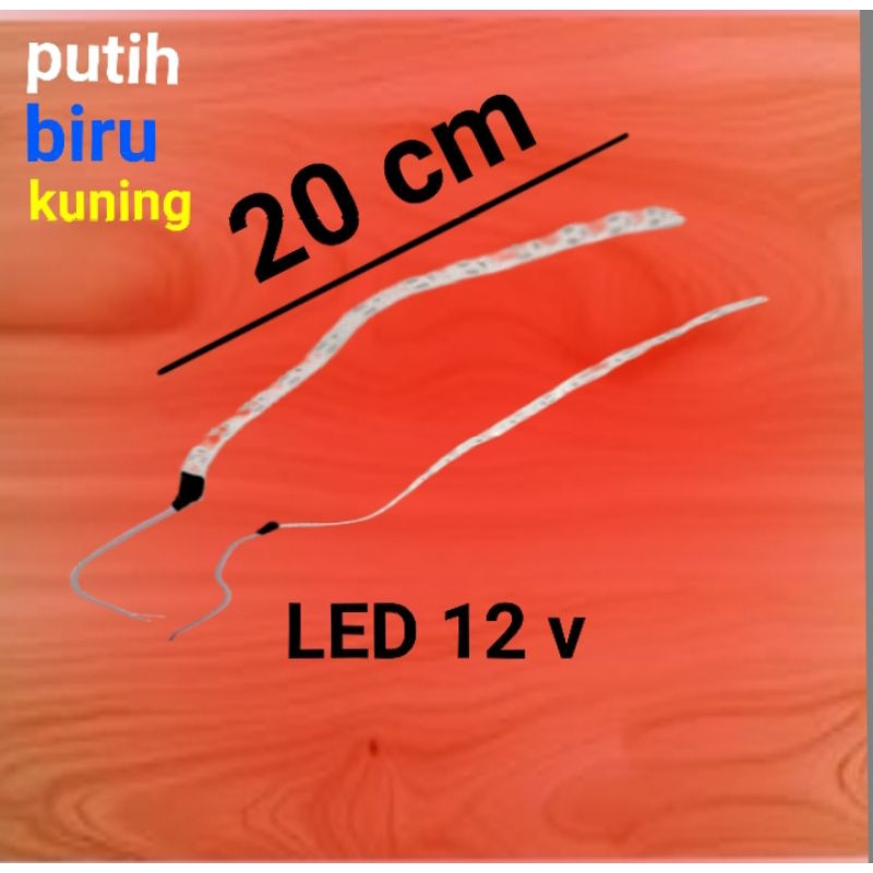 Jual LED strip 12 volt 20 cm | Shopee Indonesia