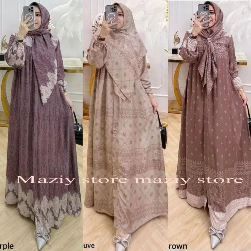 Jual Gamis lebaran - Gamis rayon elegan - gamis kekinian - gamis muslim ...