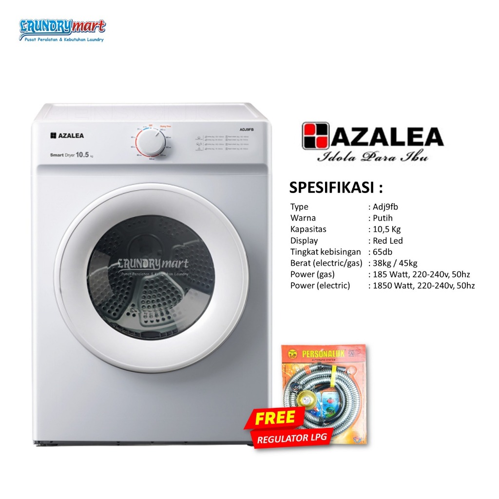 Jual DRYER AZALEA KONVERSI GAS 10.5KG ADJ9FB | Shopee Indonesia