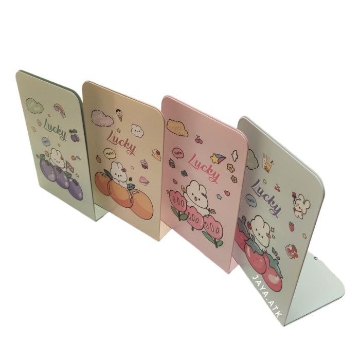Jual BOOK END BOOKEND PEMBATAS BUKU BESI PENYANGGA BUKU BESI BOOK STAND ...