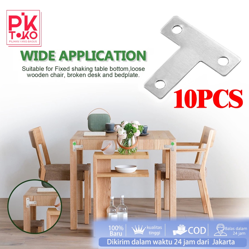 Jual 10 Pcs Plat Siku Corner/ /Siku Connector/Konektor Siku T /Plat ...