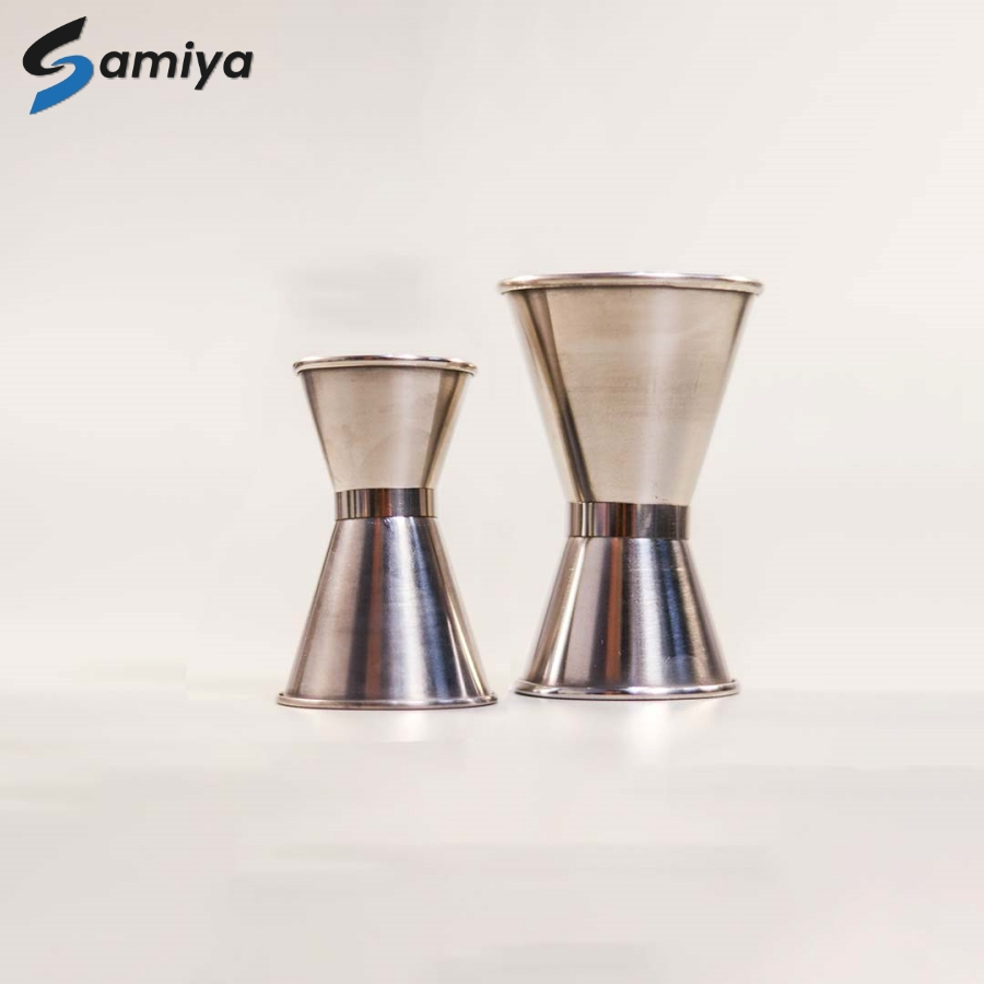 Jual Jigger gelas ukur stainless steel / gelas takar stainless ...