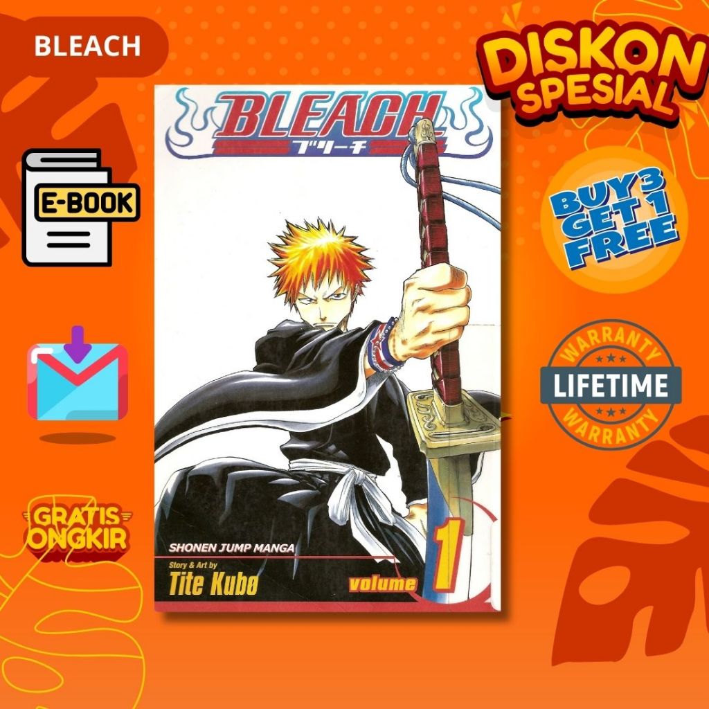 Jual Komik Digital Bleach Bahasa Indonesia/Inggris Volume 1 s.d 74 ...