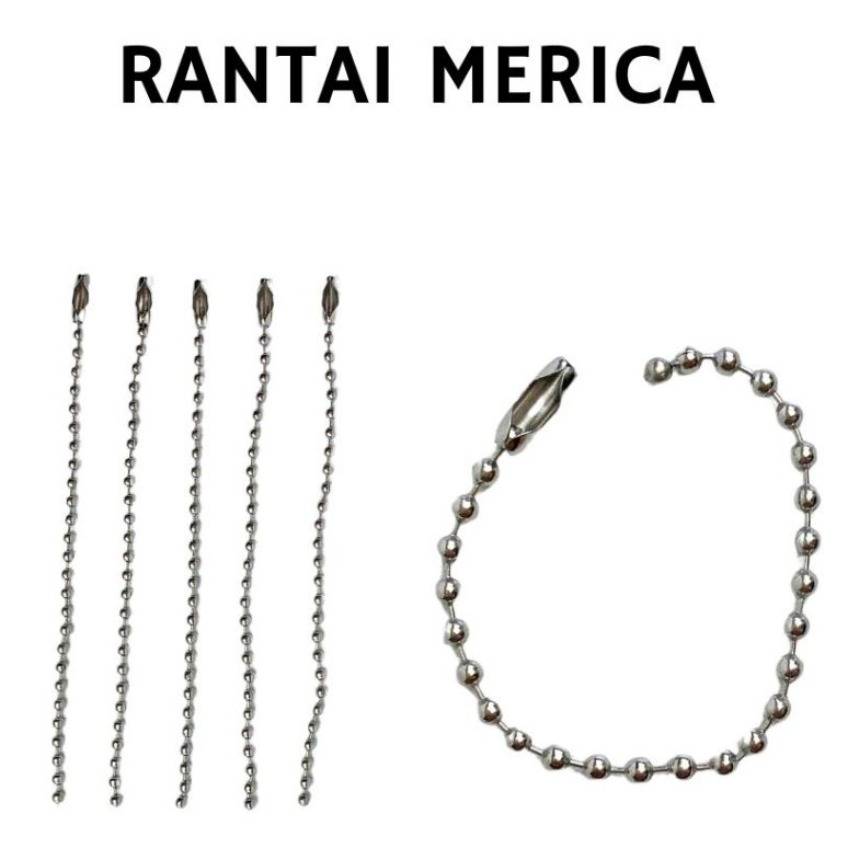 Jual RANTAI MERICA | RANTAI LADA 10 CM UNTUK HANGTAG / GANTUNGAN KUNCI ...