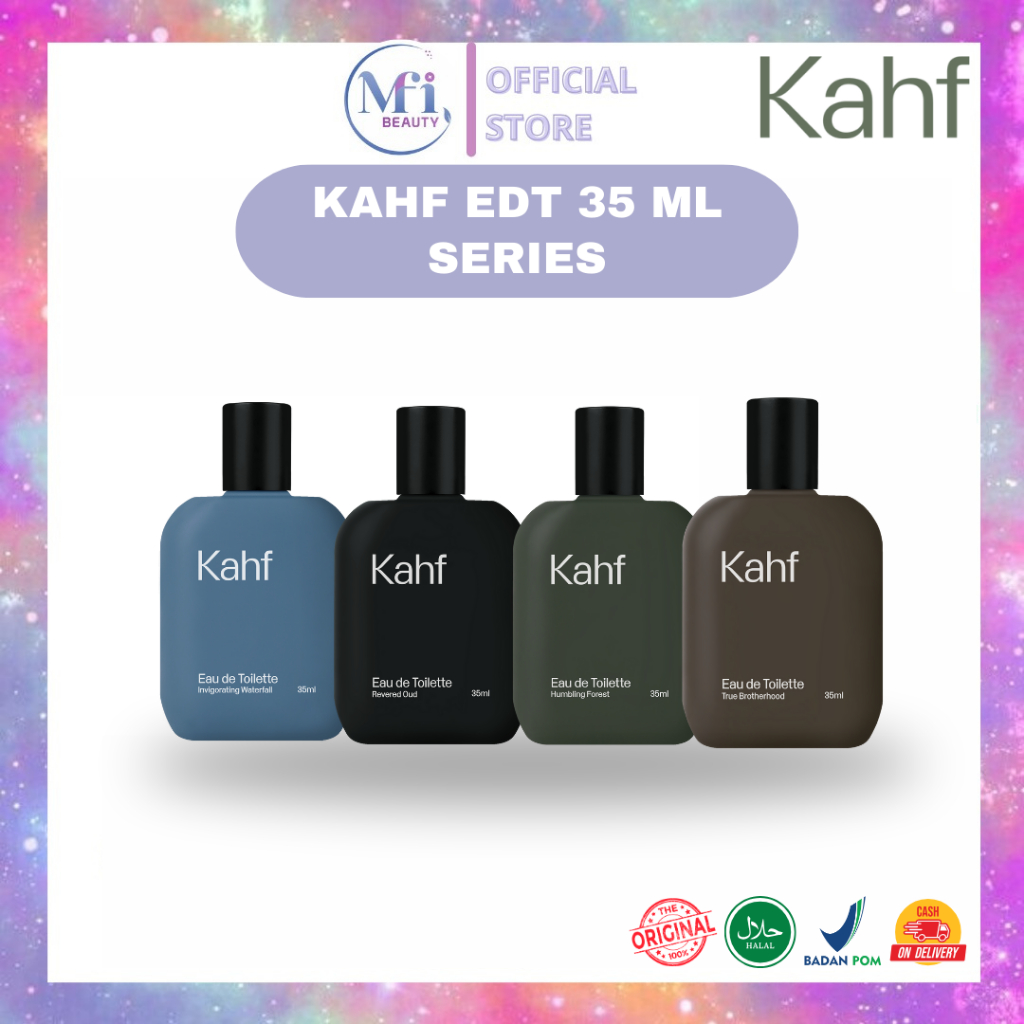 Jual MFI - PARFUM PRIA KAHF EAU DE TOILETTE 35ML SERIES | HUMBLING FOREST | INVIGORATING WATER ...
