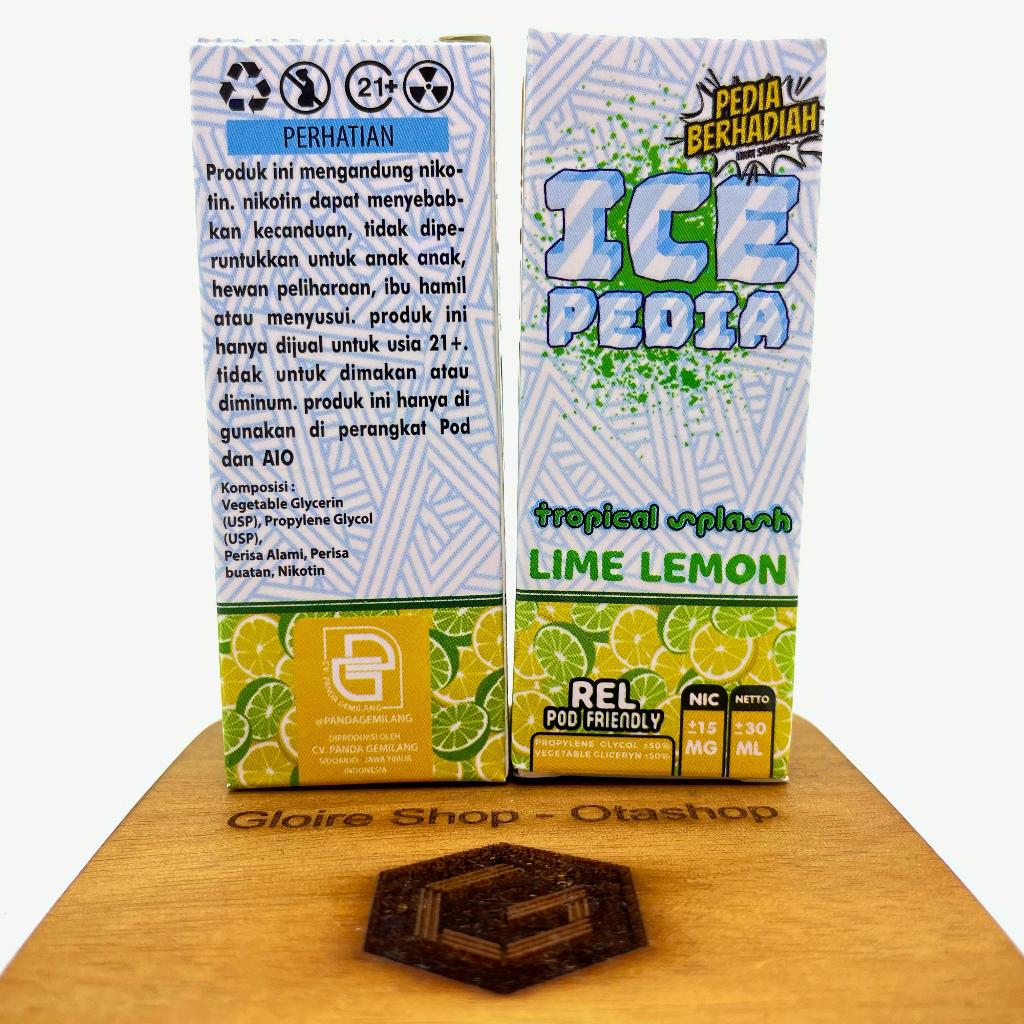 Jual SALT - Icepedia LIME LEMON 30ML 15MG by Majapahit Liquid Ice Pedia ...