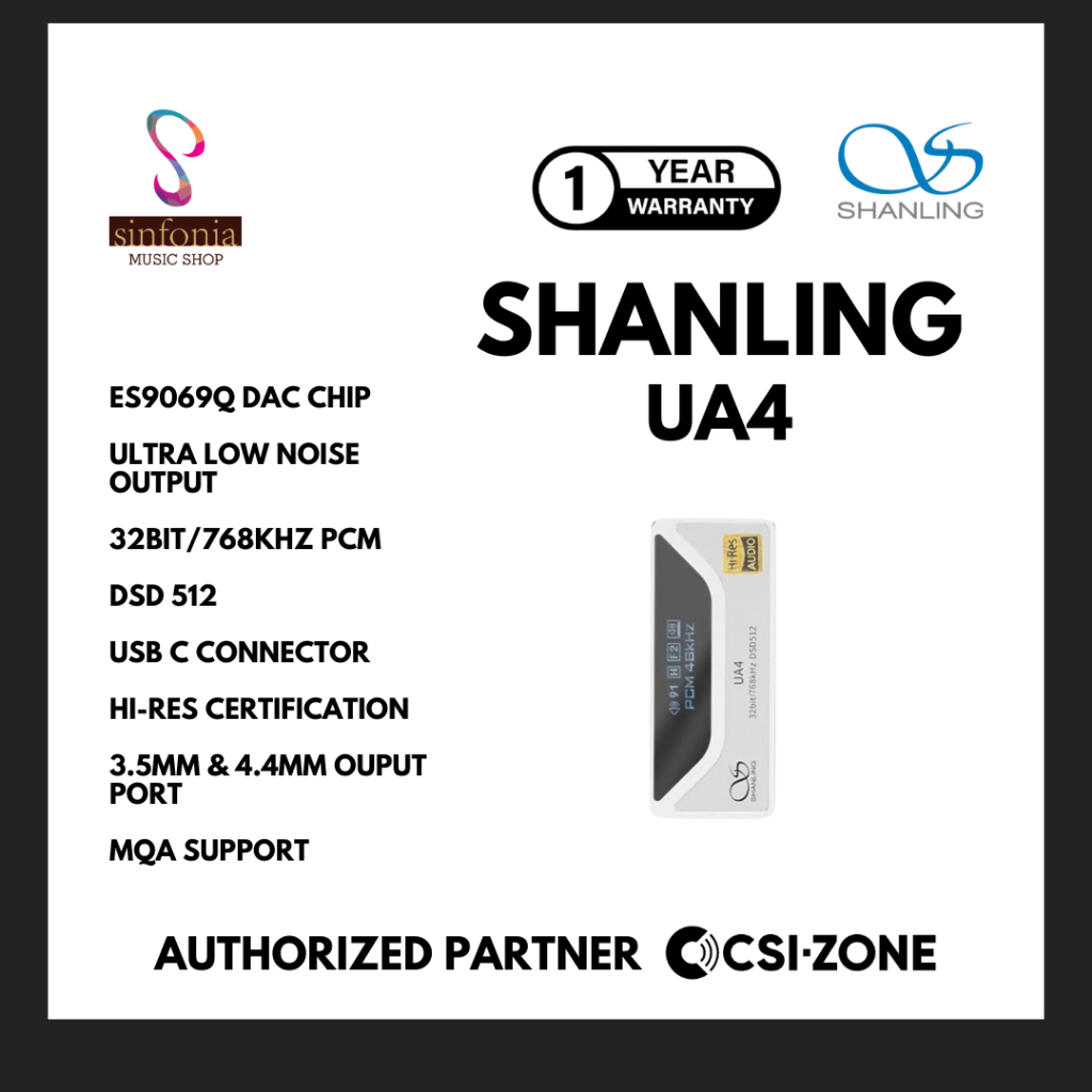 Jual Shanling UA4 Portable USB DAC / Amplifier | Shopee Indonesia