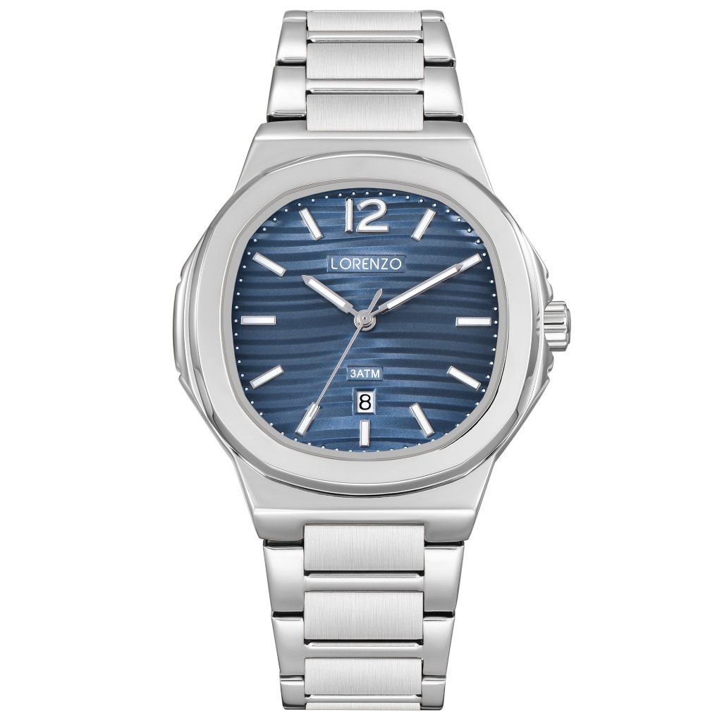 Jual LORENZO R-5110 Jam Tangan Couple Analog Strap Stainless Water ...